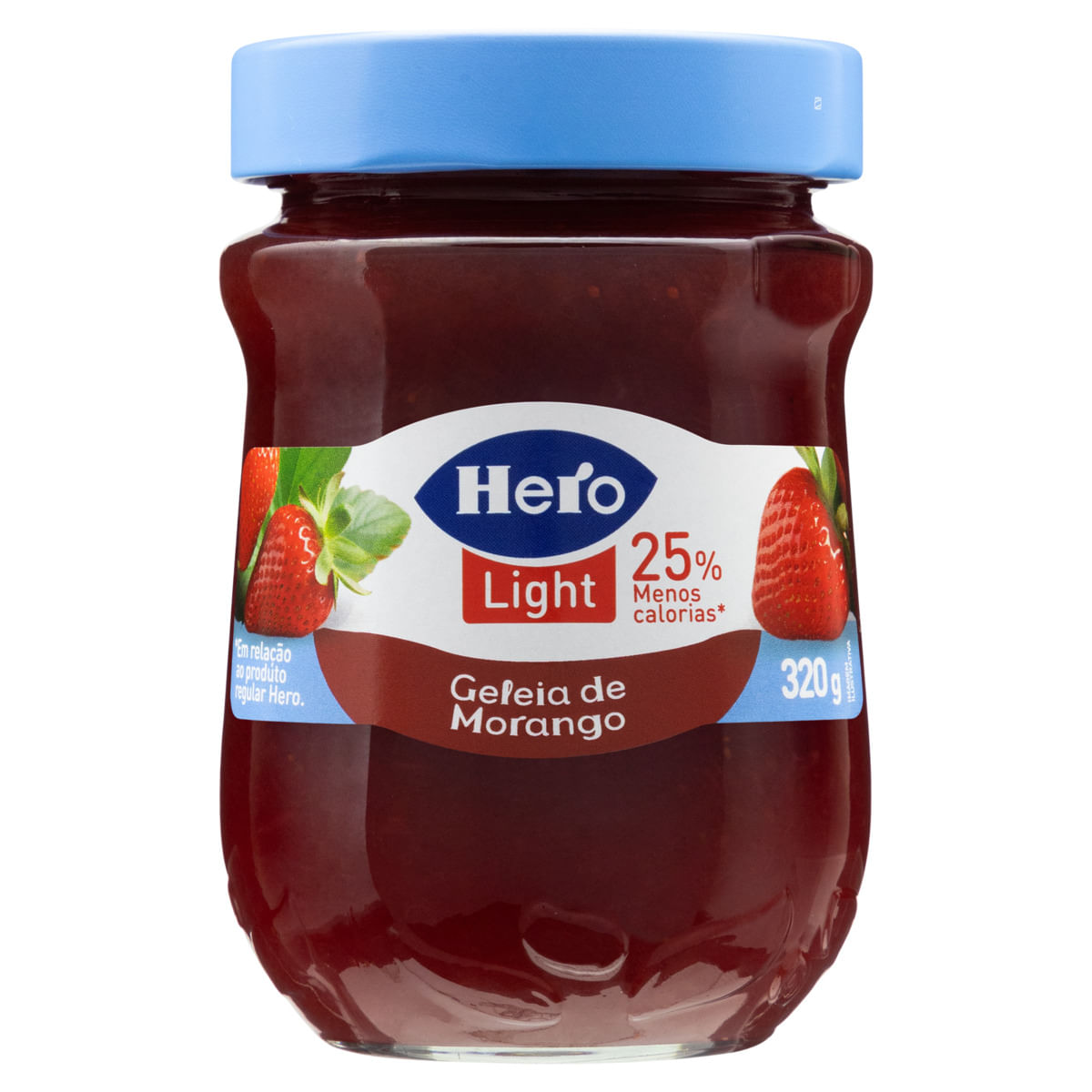 Geleia Morango Light Hero Vidro 320g - giassi - Giassi Supermercados