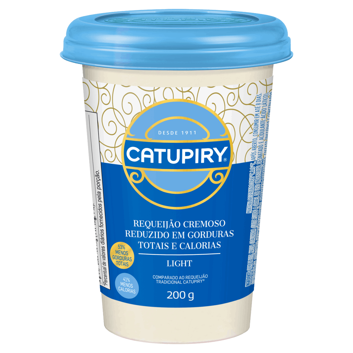 Requeijão Cremoso Light Catupiry Copo 200g - giassi - Giassi Supermercados