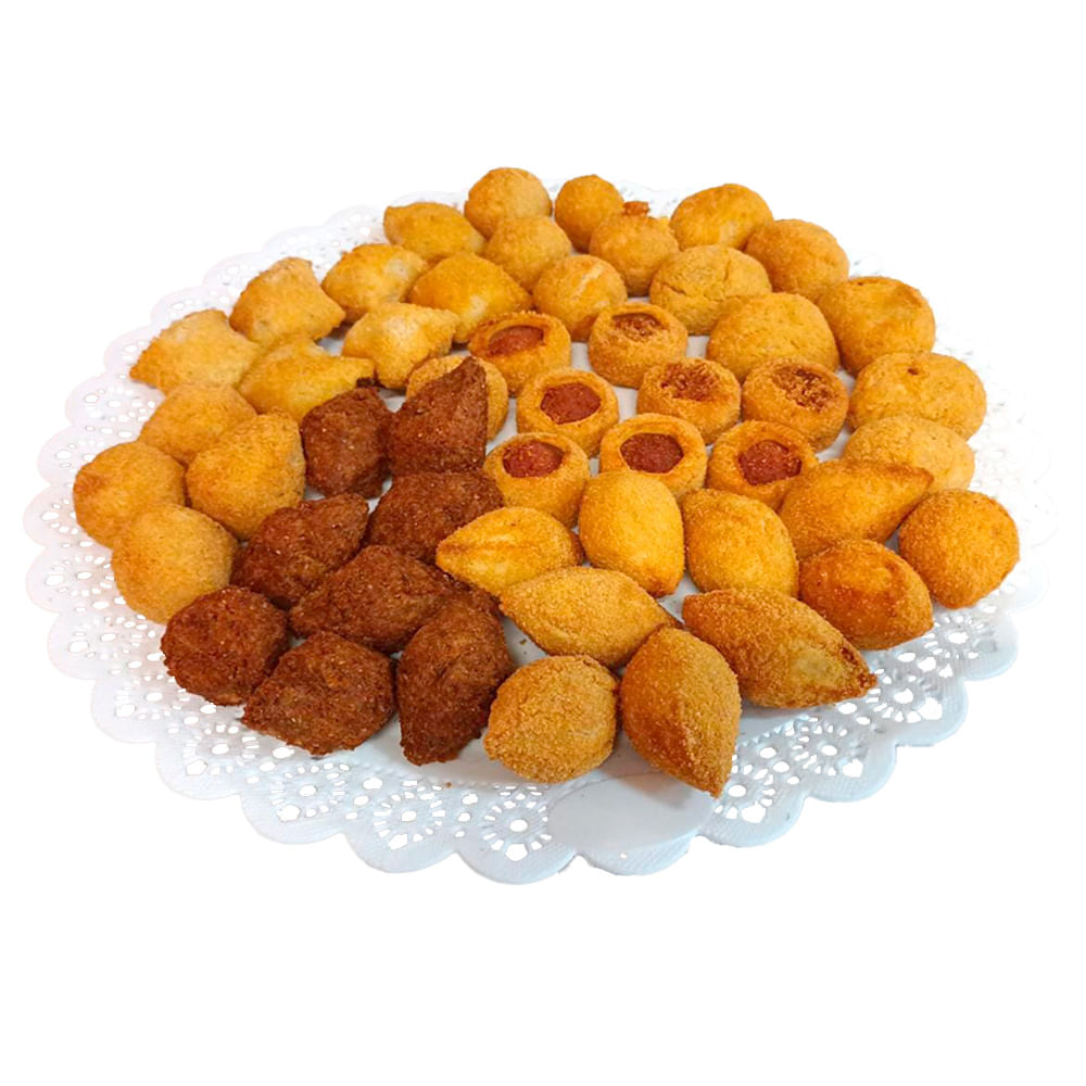 Mini Salgados Fritos Diversos Dom Bruno Kg - giassi - Giassi Supermercados