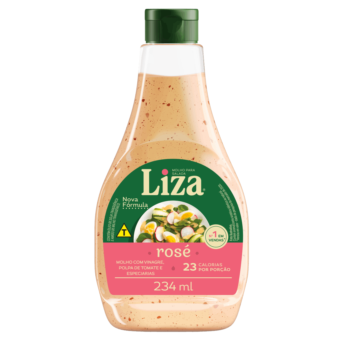 Molho para Salada Rosé Liza Squeeze 234ml - giassi - Giassi Supermercados
