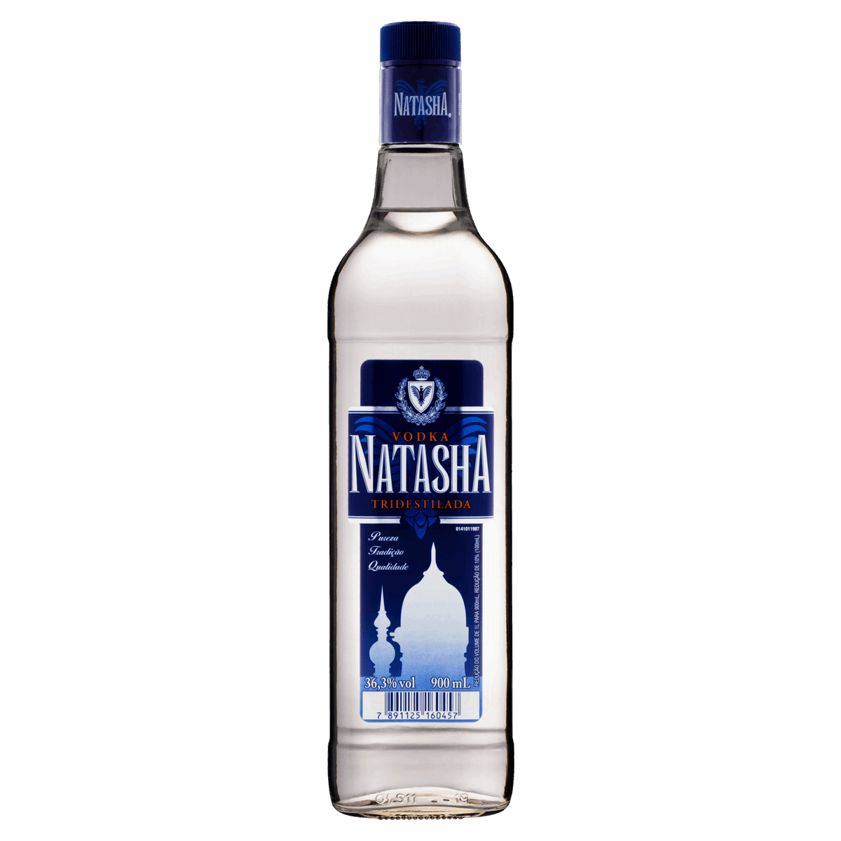 Vodka Tridestilada Natasha Garrafa 900ml - giassi - Giassi Supermercados