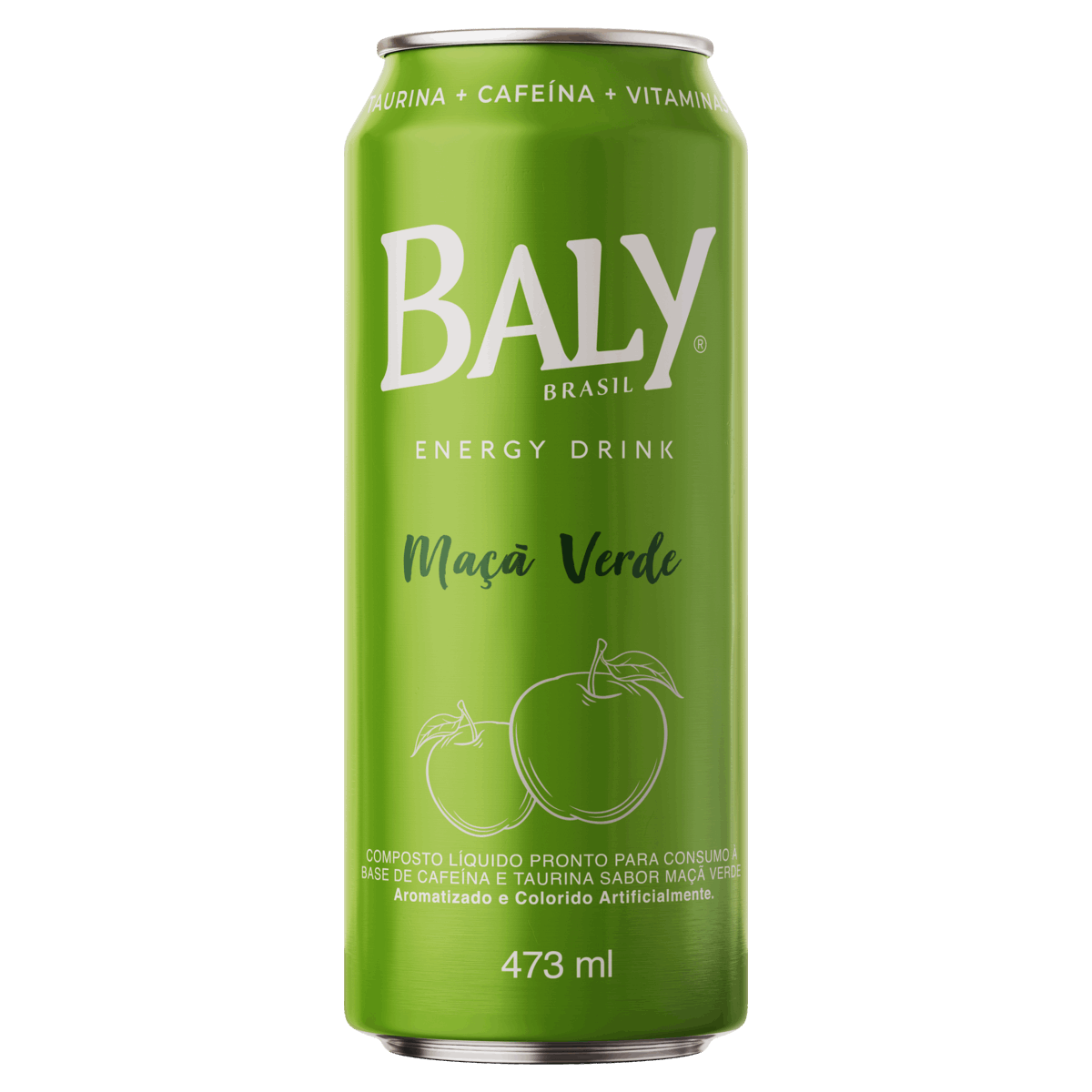 Energético Maçã Verde Baly Lata 473ml - giassi - Giassi Supermercados