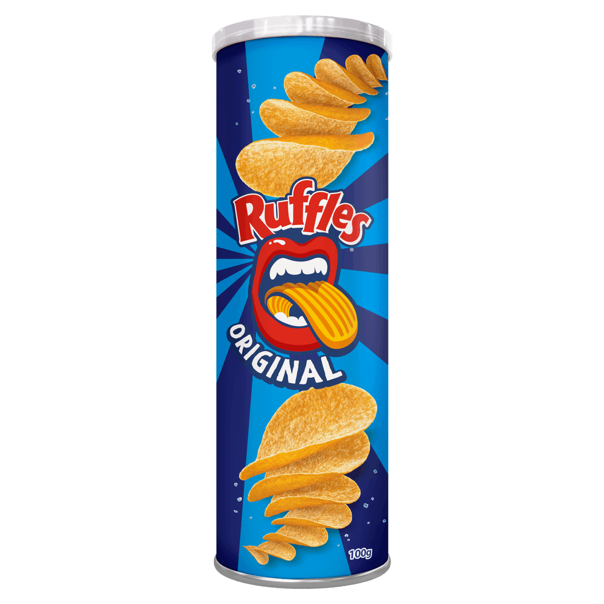 Batata Frita Ondulada Original Elma Chips Ruffles Tubo 100g - giassi ...