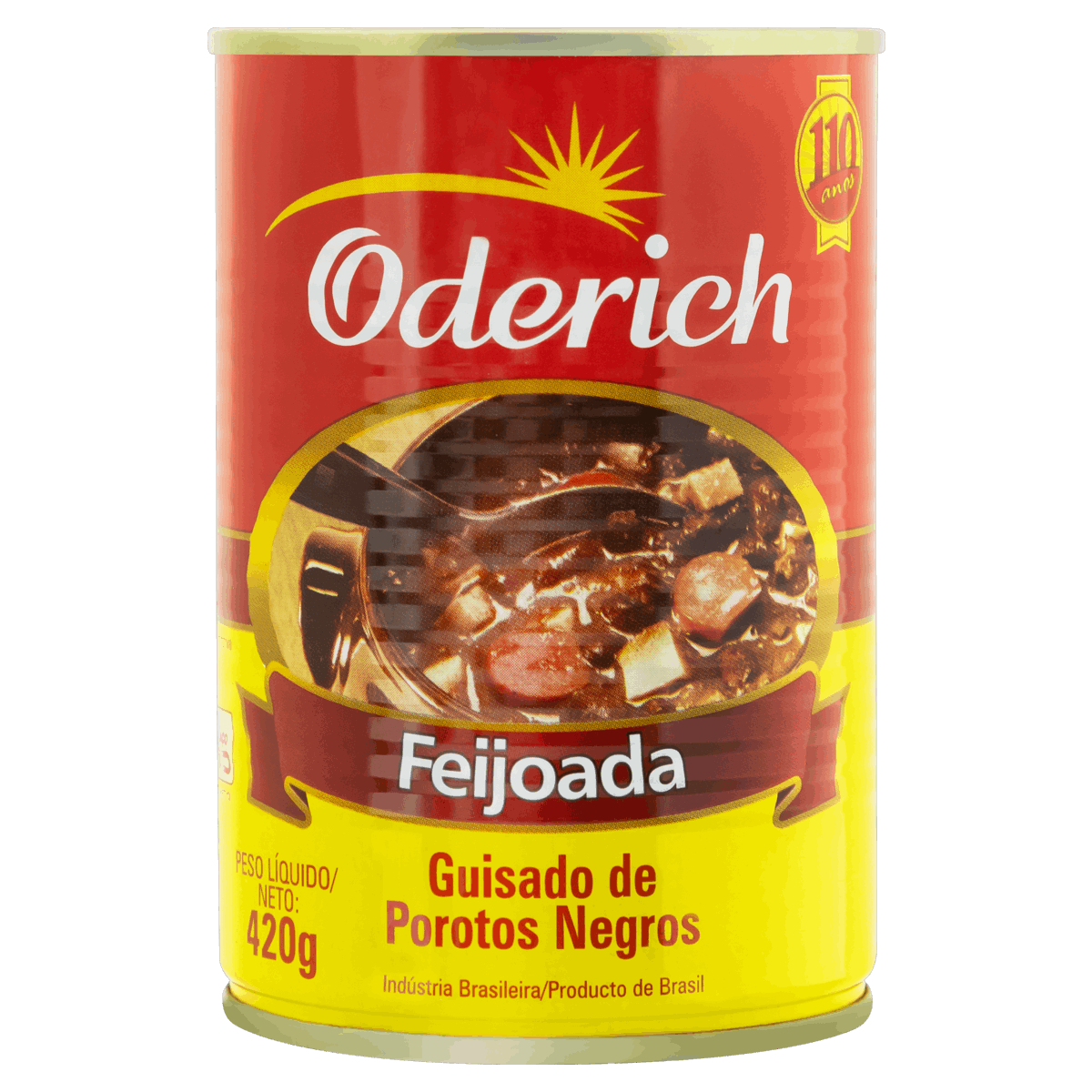 Feijoada Pronta Oderich Lata 420g - giassi - Giassi Supermercados