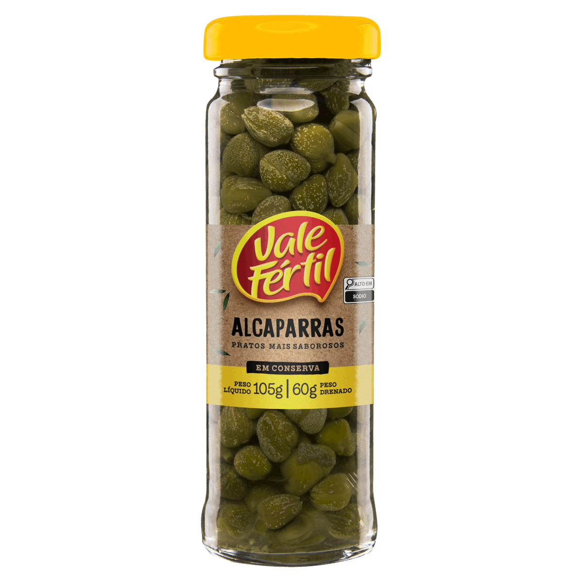 Alcaparra em Conserva Vale Fértil Vidro 60g - giassi - Giassi Supermercados