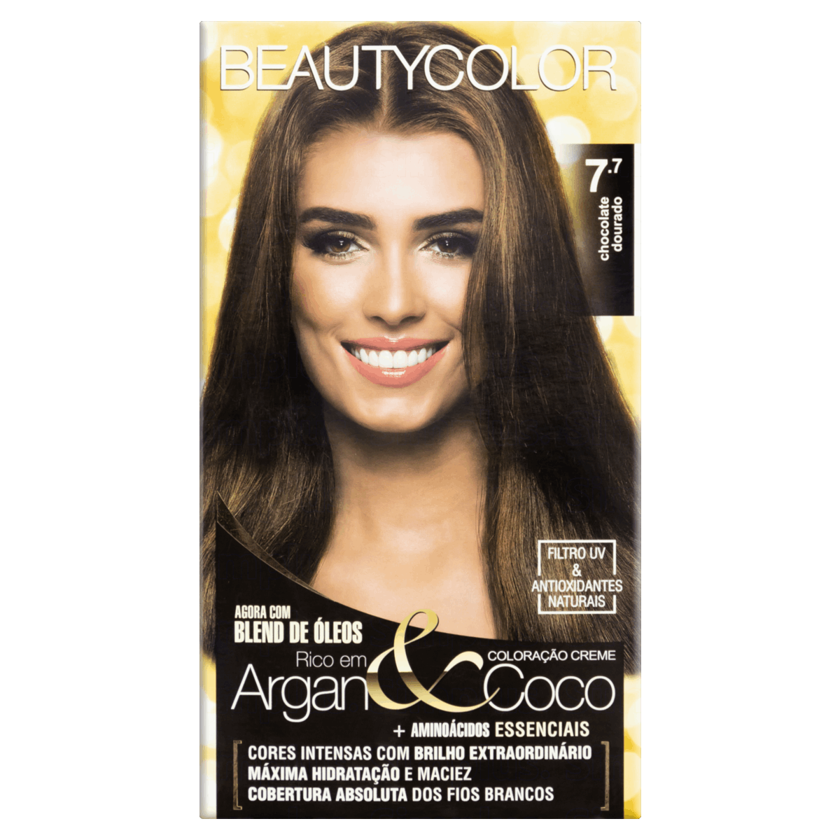 Kit Coloração Creme 7.7 Chocolate Dourado Beautycolor - giassi - Giassi ...