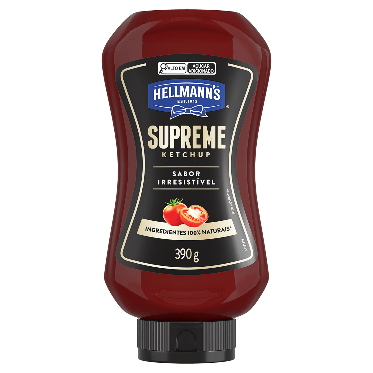 Ketchup Hellmann's Supreme Squeeze 390g - giassi - Giassi Supermercados