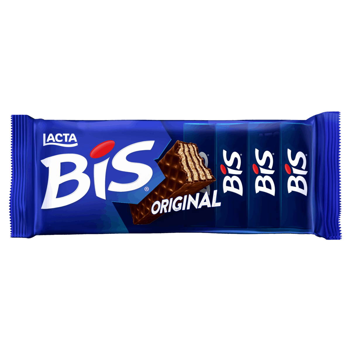 Wafer Recheio e Cobertura Chocolate Lacta Bis Pacote 100,8g - giassi ...