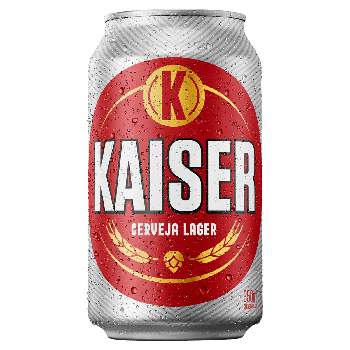 Cerveja Lager Kaiser Lata 350ml - giassi - Giassi Supermercados