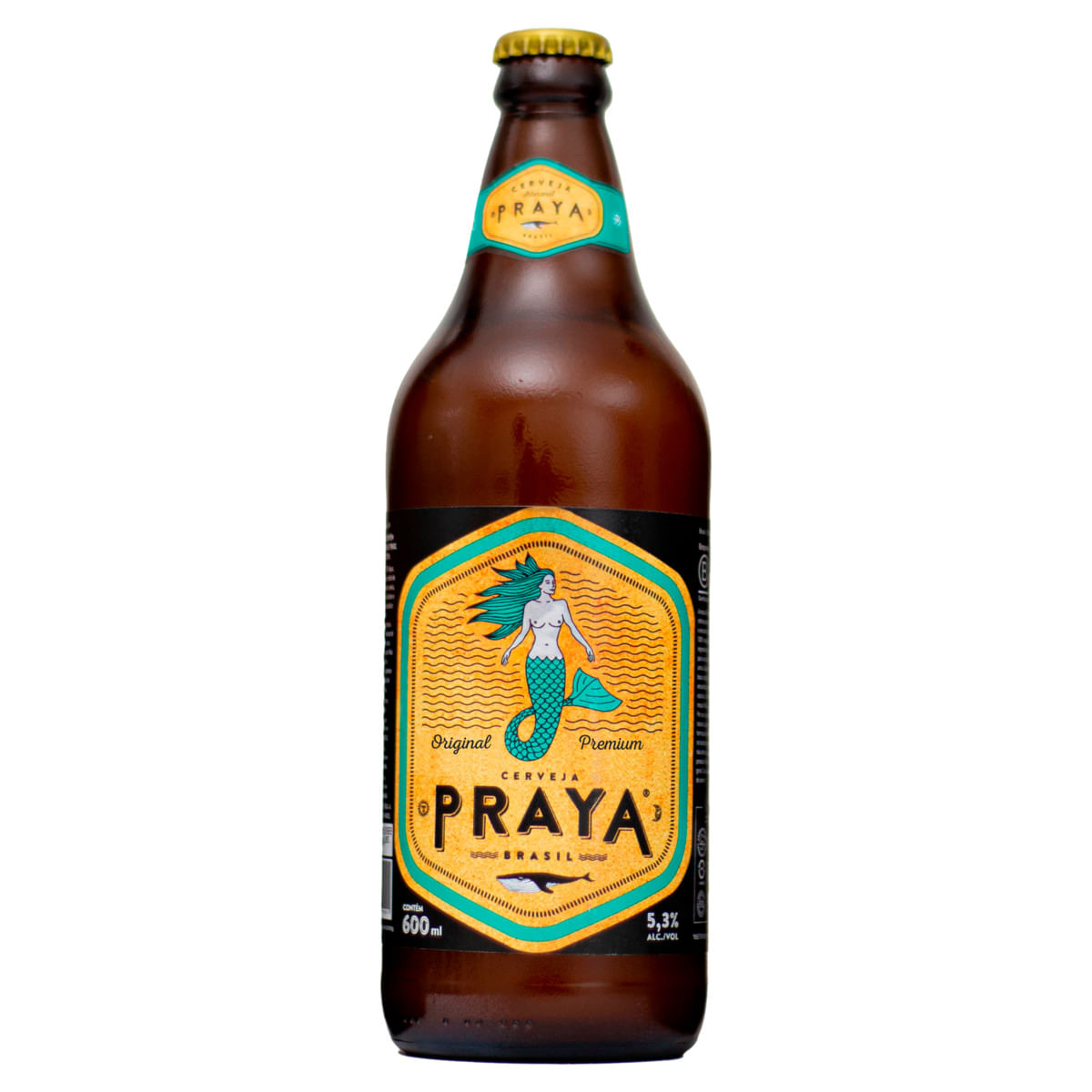 Cerveja Original Praya Garrafa 600ml - giassi - Giassi Supermercados
