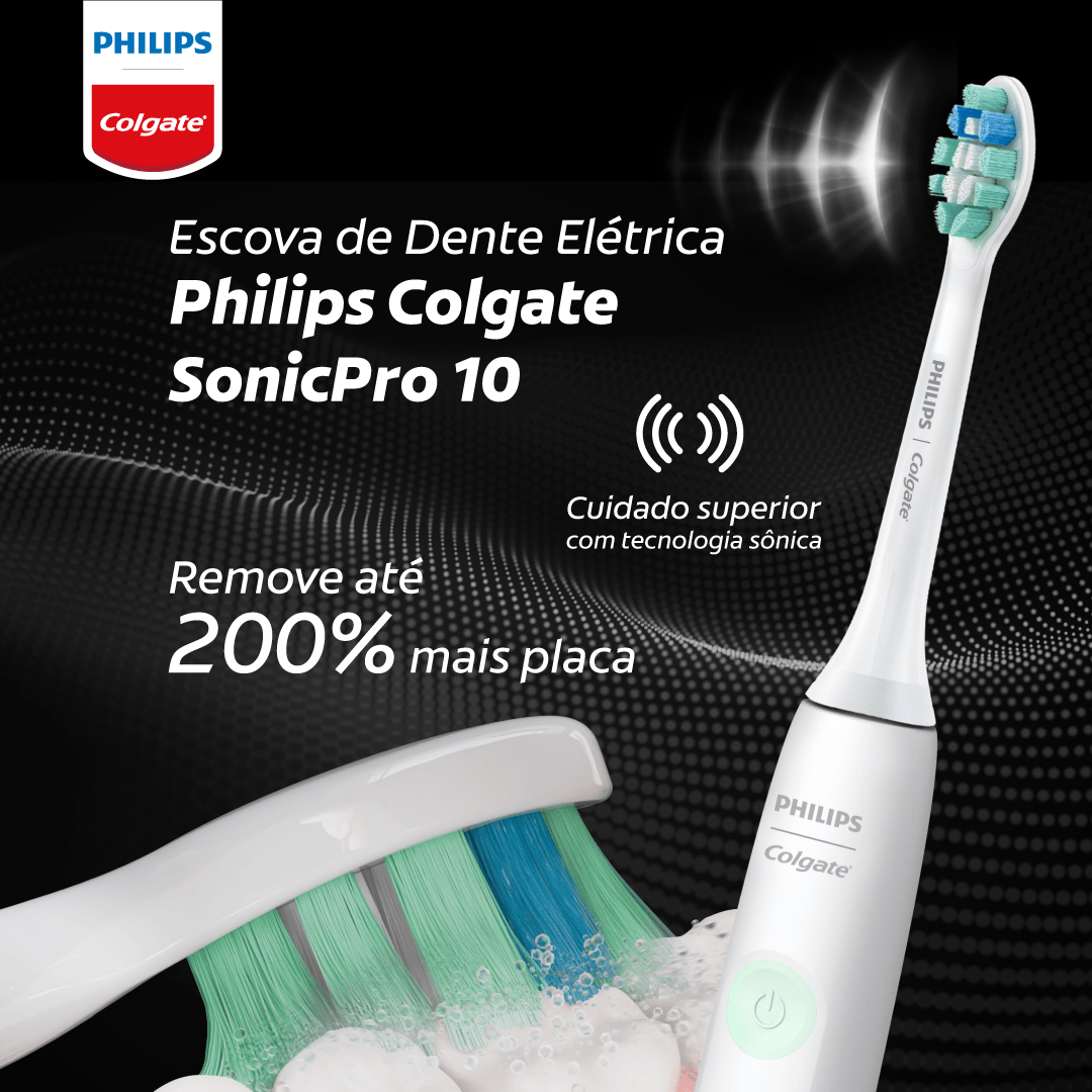Escova Dental Eletrica Colgate SonicPro 10 - giassi - Giassi Supermercados